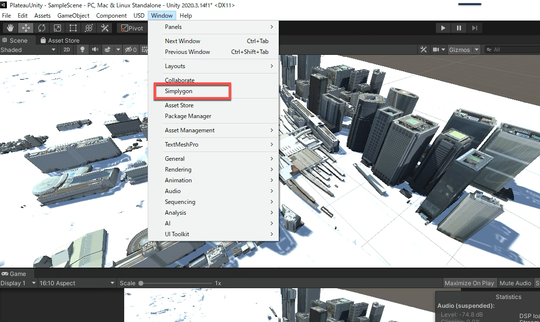 Using Plateau Model in Unity - UnityにPlateauモデルを持っていこう #3D - Qiita
