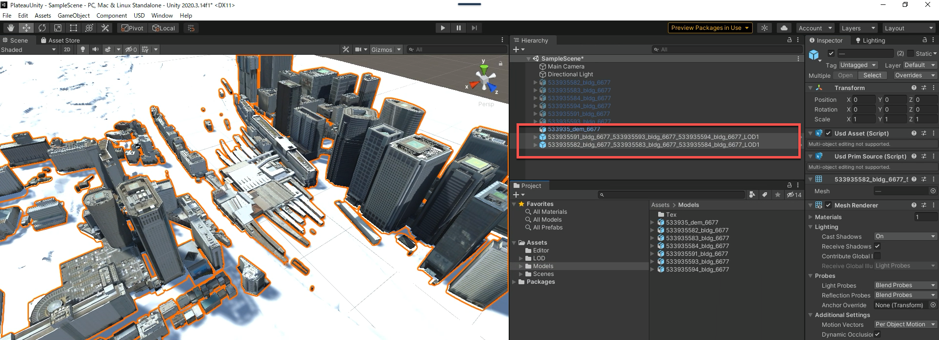 Using Plateau Model in Unity - UnityにPlateauモデルを持っていこう #3D - Qiita