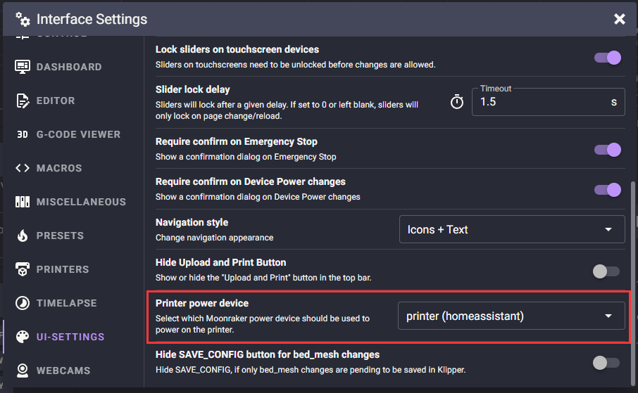 Questions about the Power Button · Issue #1280 · mainsail-crew/mainsail ...