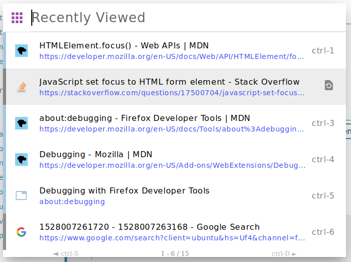 New Mode Suggestion: Recently View Pages · Issue #27 · lusakasa/saka ...