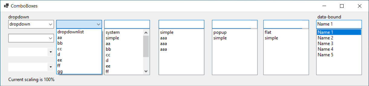 ComboBox in the DataGridView does not respect "MaxDropDownItems" property · Issue #4373 · dotnet ...