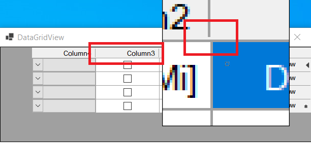 Separators for ColumnHeaders are shifted when RightToLeft = true and ...