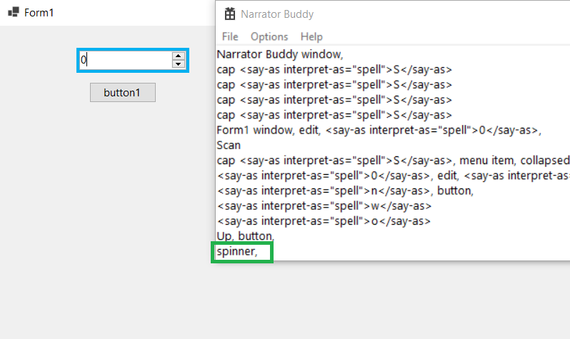 [Accessibility] Narrator announces NumericUpDown as "edit" instead of ...