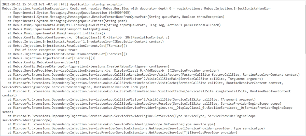 What Is The Format Of Queue To Connect To Remote Queue · Issue 4 · Rebus Orgrebusmsmq · Github