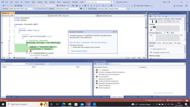 Stereokit UWP template running errors · StereoKit StereoKit · Discussion #521 · GitHub