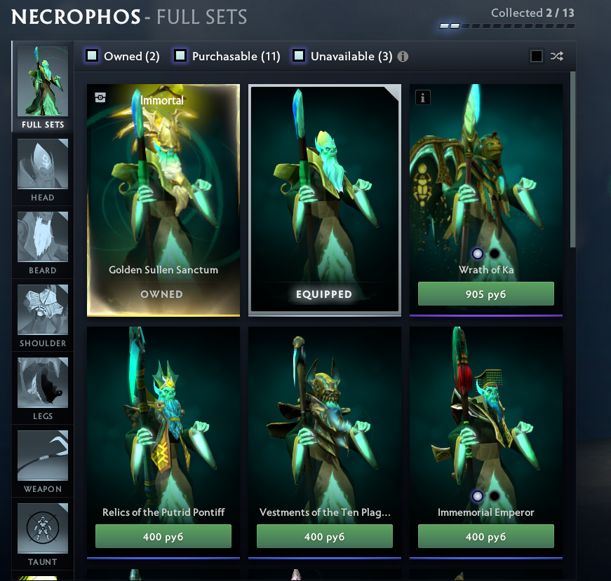 New Armory And Set Recognition Still Needs Polishing · Issue 12785 · Valvesoftwaredota2