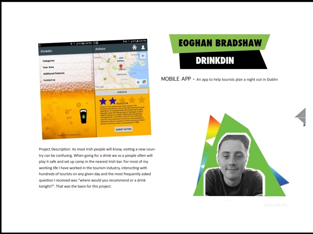 GitHub - bradshaw10/DrinkdIn: Final Year Project, Author: Eoghan Bradshaw, Supervisor Luke Raeside