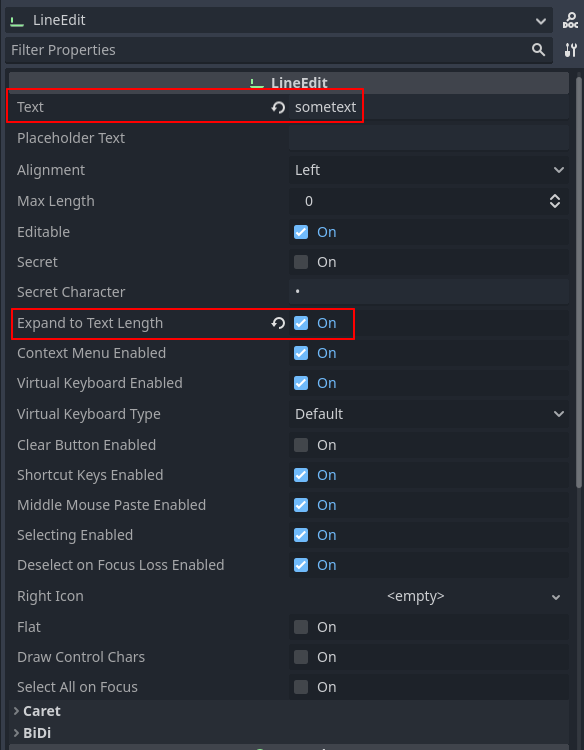 LineEdit with expand_to_text_length don't fits content size perfectly · Issue #77474 ...
