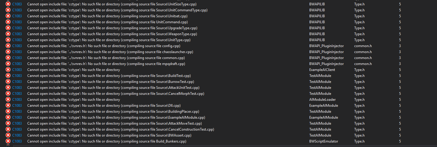 Release mode compiling failed in example · Issue #746 · bwapi/bwapi · GitHub