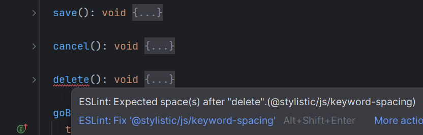 False positive for keyword-spacing rule · Issue #156 · eslint-stylistic ... False positive for keyword-spacing rule · Issue #156 · eslint-stylistic ...