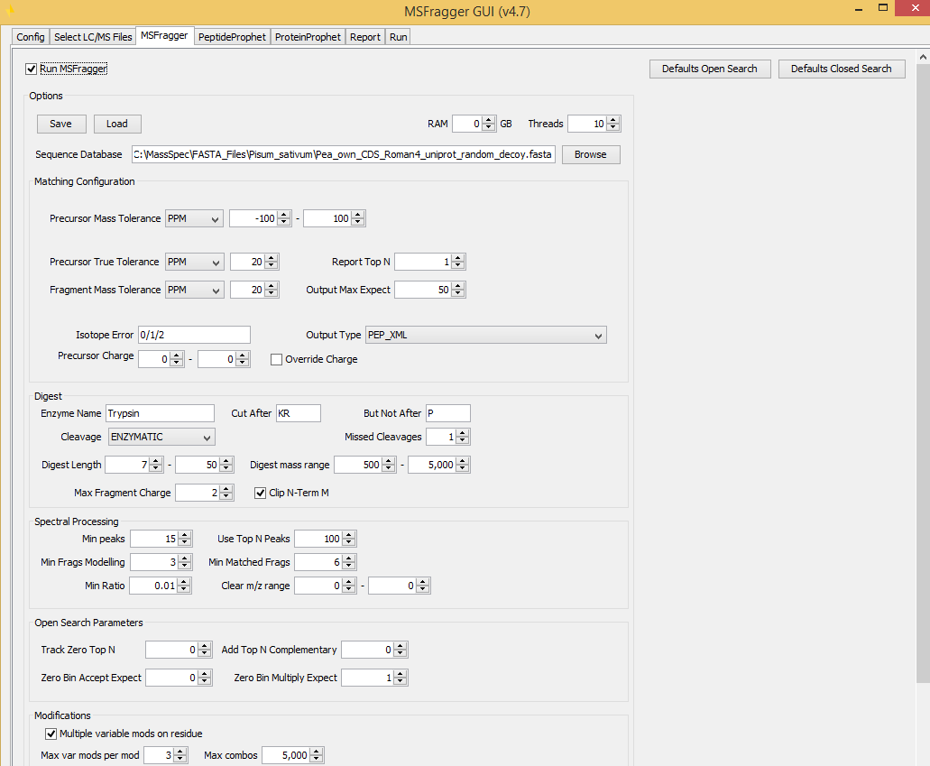 MSFraggerGUI & Philosopher problem "Failed to open input file" · Issue #15 · Nesvilab ...