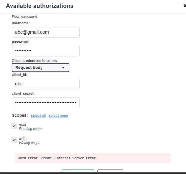 Oauth2 authorization problem · Issue #888 · tfranzel/drf-spectacular · GitHub