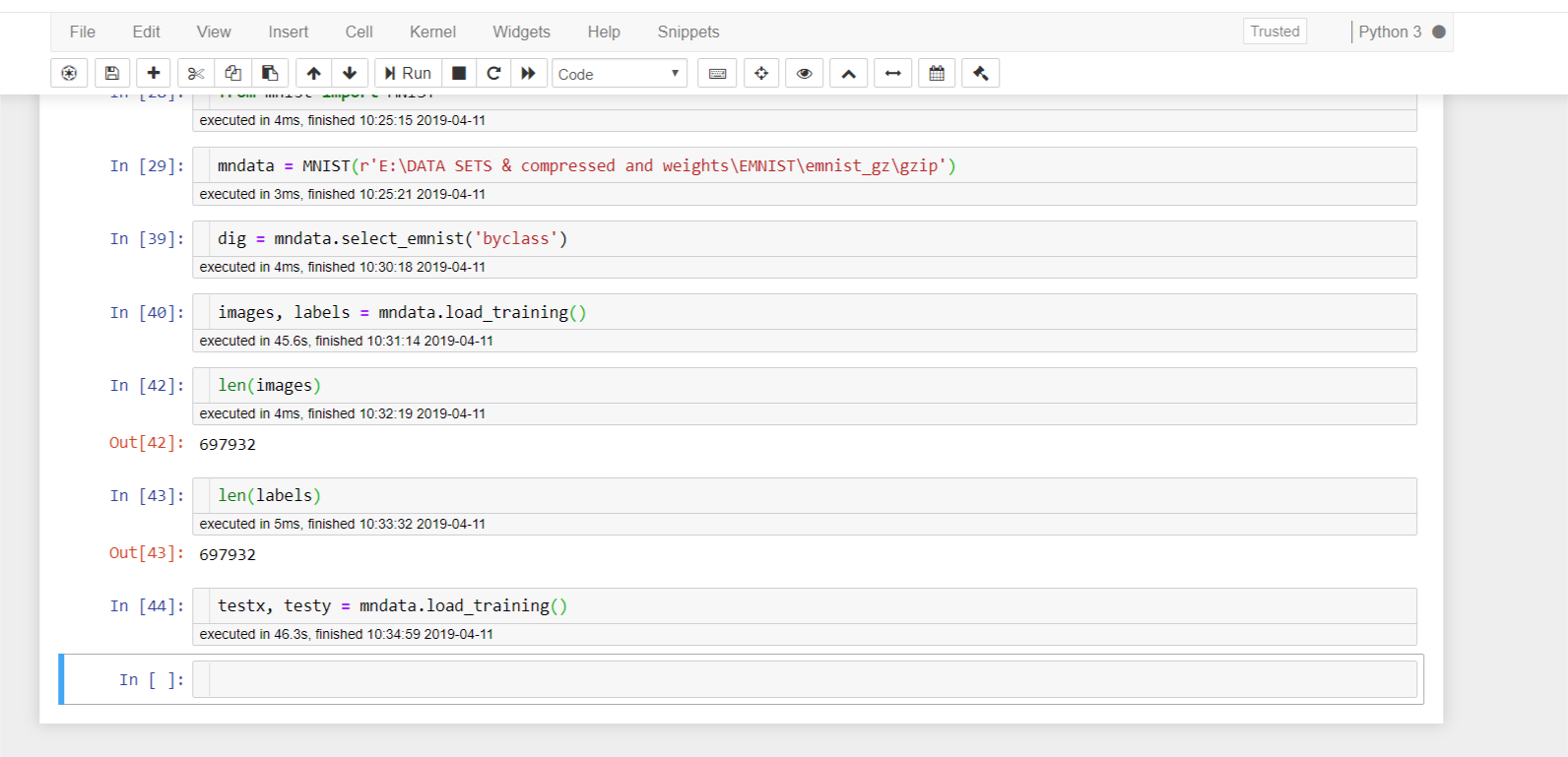 Error In Opening Emnist · Issue 418 · Jupyterjupyter · Github