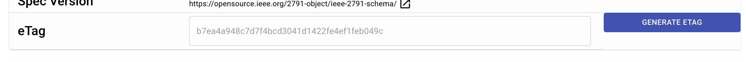 Flag "generate etag button" for users · Issue #121 · biocompute-objects/portal · GitHub