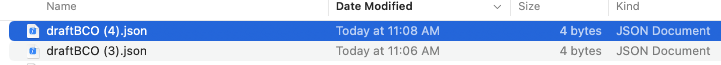 Download a complete BCO draft saves an empty file · Issue #123 · biocompute-objects/portal · GitHub
