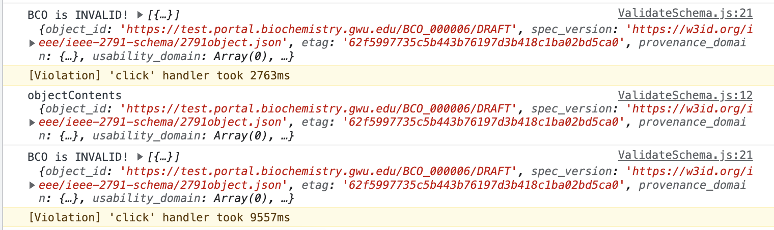 Validation error- PD review date · Issue #150 · biocompute-objects/portal · GitHub