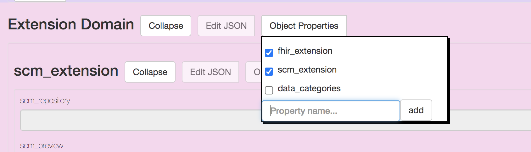 Extension domain URI · Issue #149 · biocompute-objects/bco_editor · GitHub