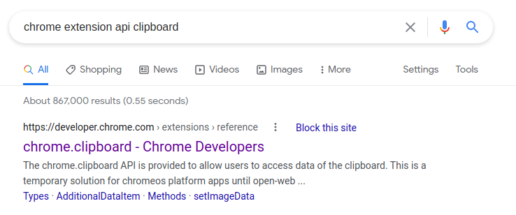 chrome.clipboard is documented as part of the extension api · Issue #661 · GoogleChrome ...