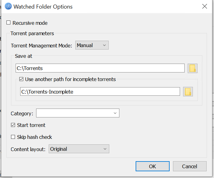 Use another path for incomplete torrents doesn't enable · Issue #17793 · qbittorrent/qBittorrent ...
