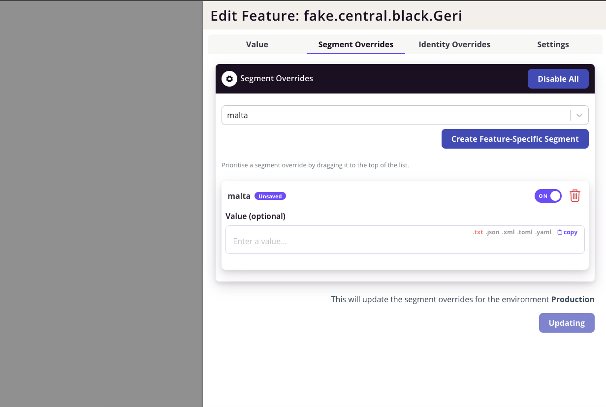 Adding a segment overide causes the UI to crash · Issue #1443 · Flagsmith/flagsmith · GitHub