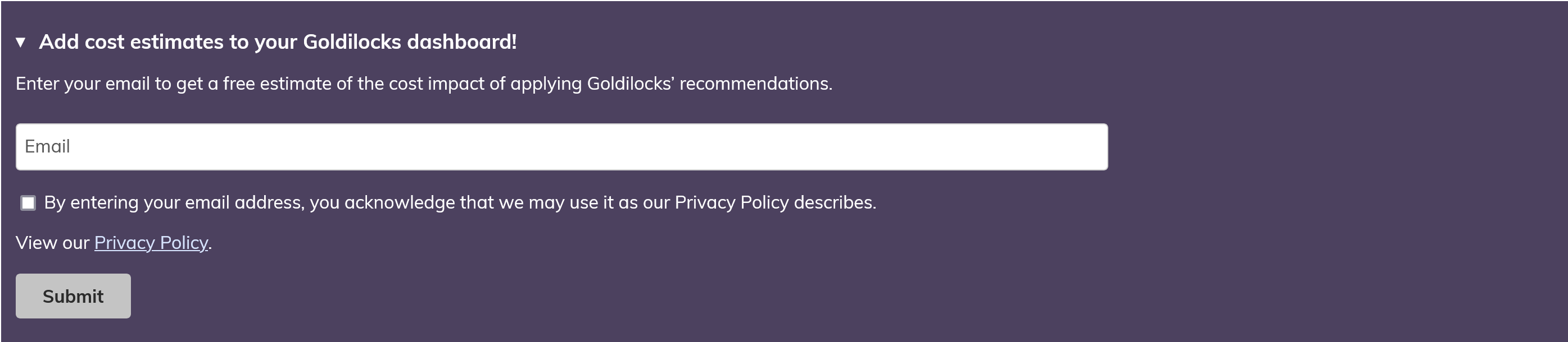 Option to disable `email` template on dashboard · Issue #630 · FairwindsOps/goldilocks · GitHub