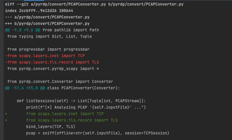 Scapy errors with pyrdp-convert.py on macOS · Issue #425 · GoSecure/pyrdp · GitHub
