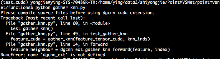 name 'dgcnn_ext' is not defined · Issue #14 · callmeray/PointMVSNet · GitHub