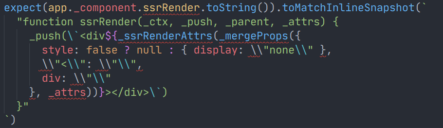 Inline Snapshot Does Not Escape String Enough · Issue 597 · Vitest Dev