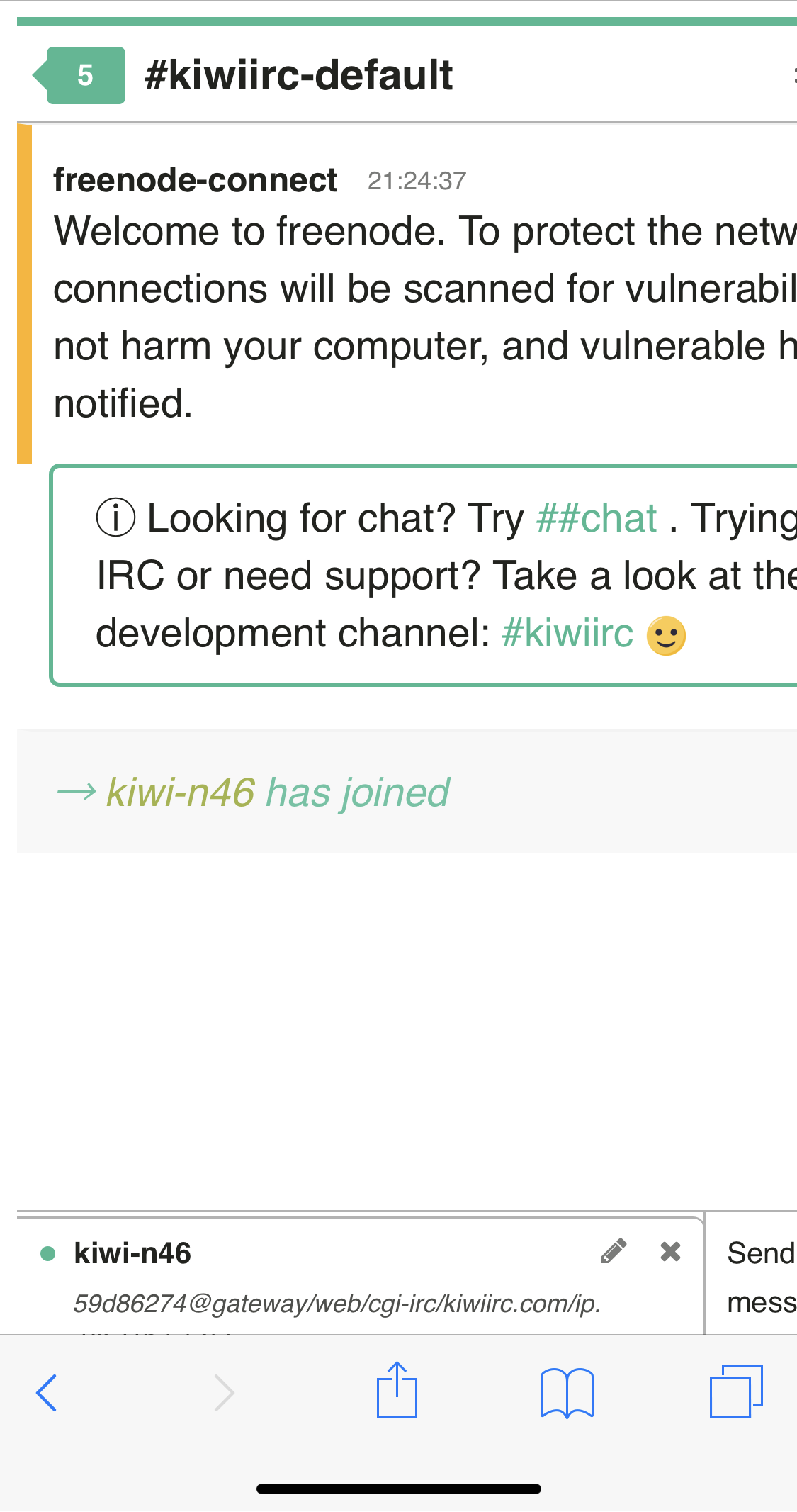 Inside IFRAME on iPhone: Clicking username changes scale · Issue #1096 · kiwiirc/kiwiirc · GitHub