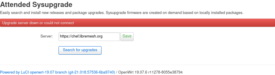 Upgrade server down or could not connect · Issue #283 · openwrt/asu · GitHub