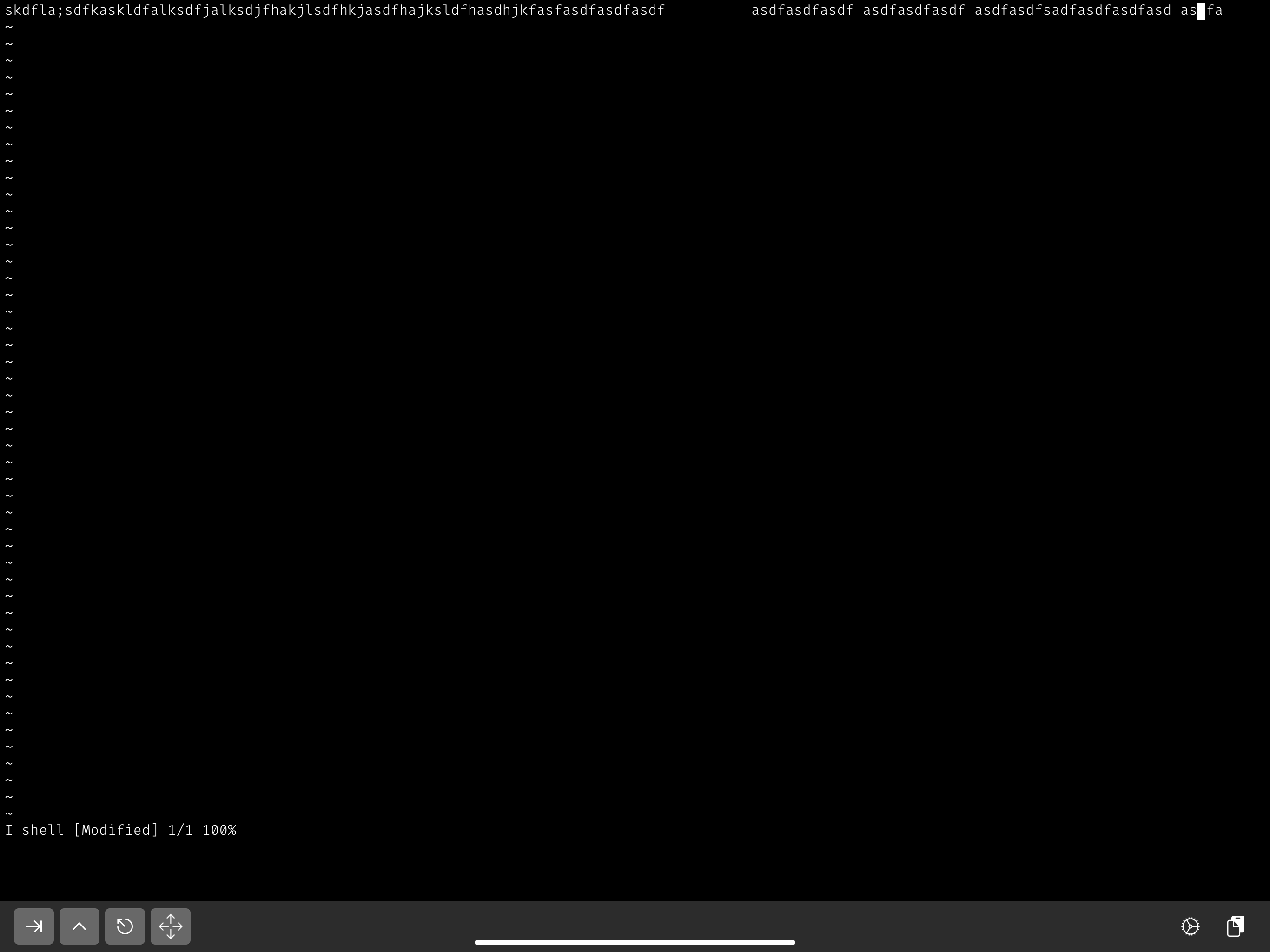 Cursor has offset in tmux · Issue #694 · ish-app/ish · GitHub