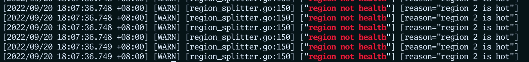 SplitAndScatter will not work when region is hot · Issue #5535 · tikv/pd · GitHub