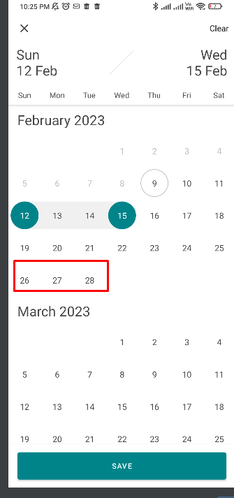 Calendar 4 -> multiple set of selected dates · Issue #447 · kizitonwose ...