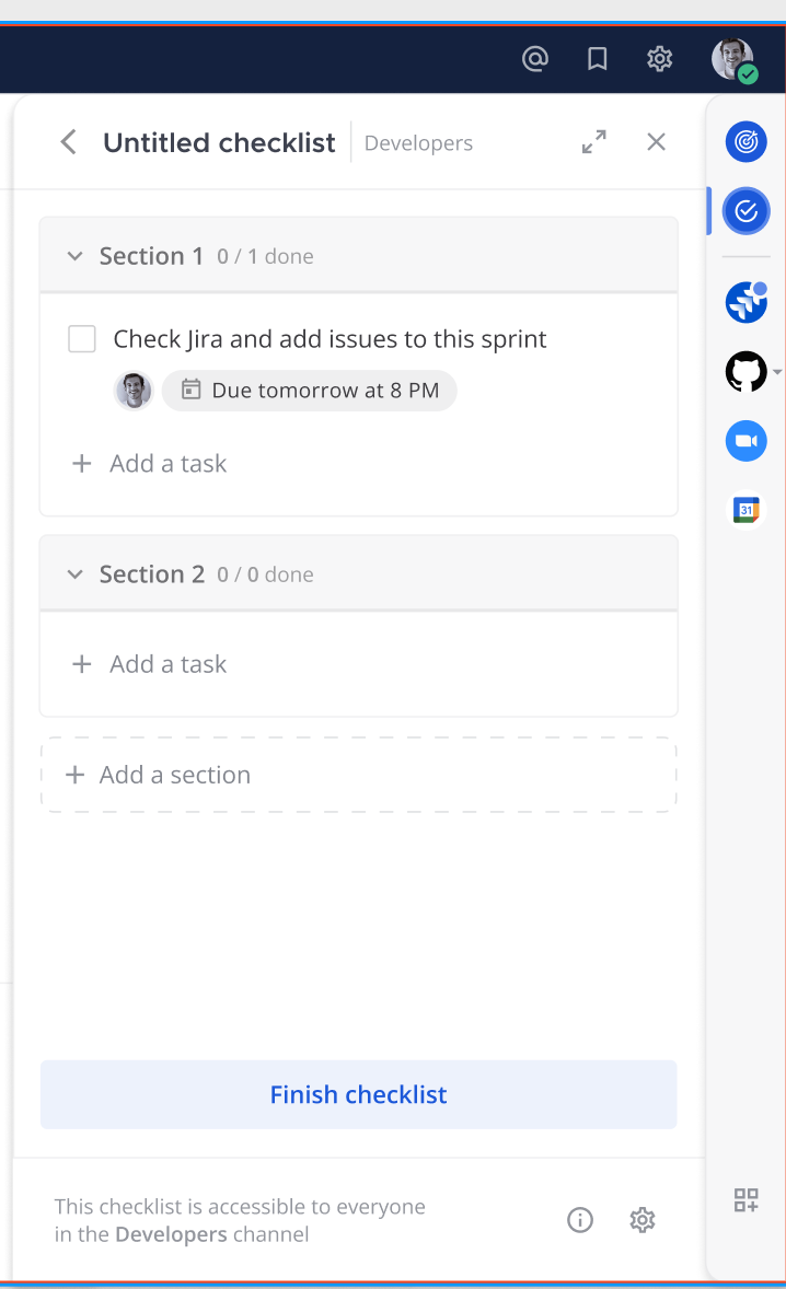 RHS: Checklists view · Issue #1725 · mattermost/mattermost-plugin-playbooks · GitHub