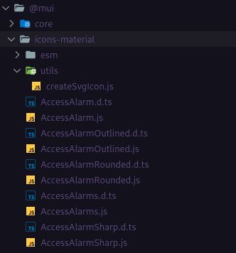 @mui/icons-material - Can't resolve '.utils/createSvgIcon' · Issue ...