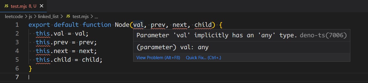 Skip Type Checking In Js Files · Issue 456 · Denoland Vscode Deno · Github