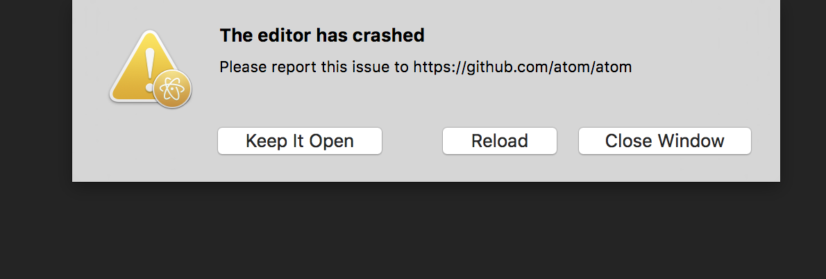 Quickly input enter and quickly delete enter, package makes atom crashed. · Issue #15279 · atom ...