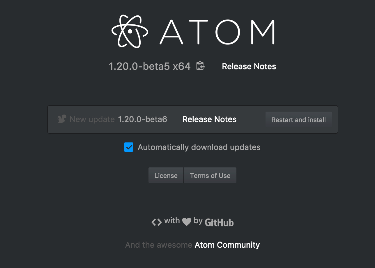 Atom not install the update after relaunch. · Issue #15574 · atom/atom ...