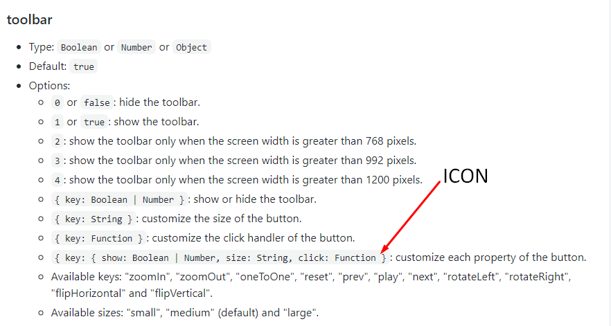 Add the ability to change icons in toolbar · Issue #417 · fengyuanchen/viewerjs · GitHub