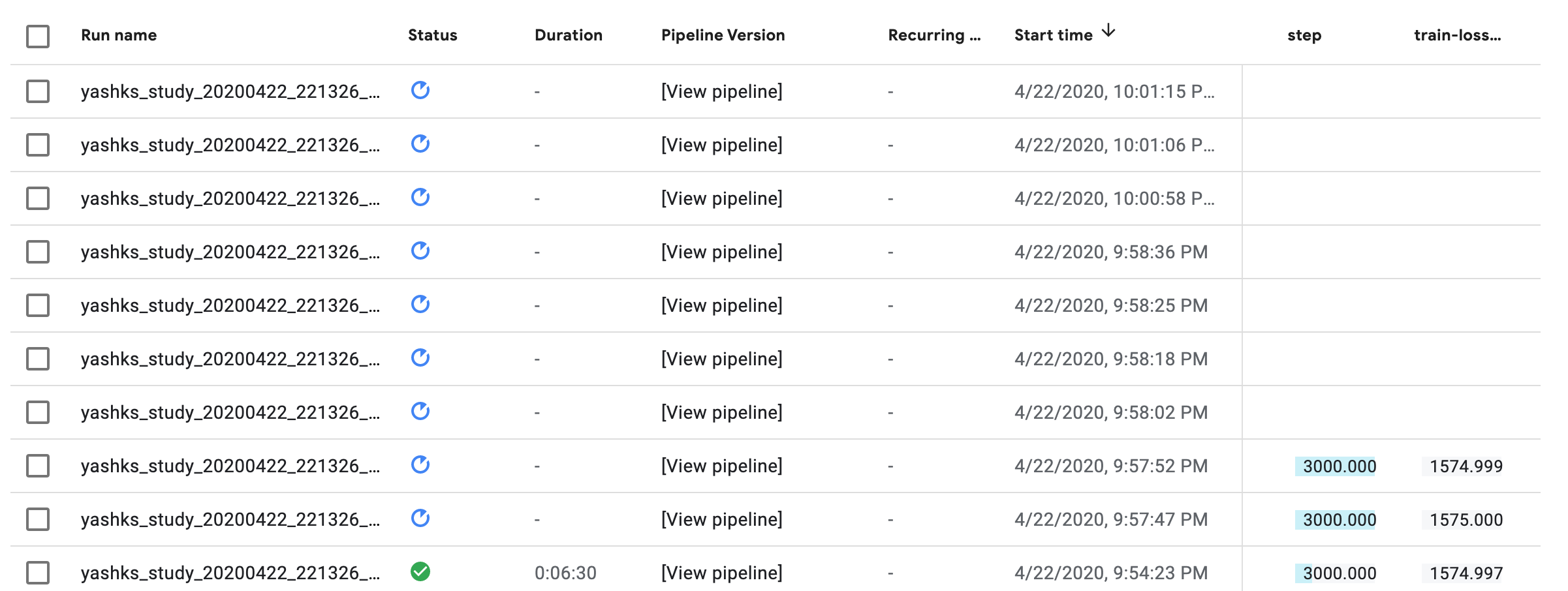 Feature Request : Allow runs to be filtered on run attributes like ...