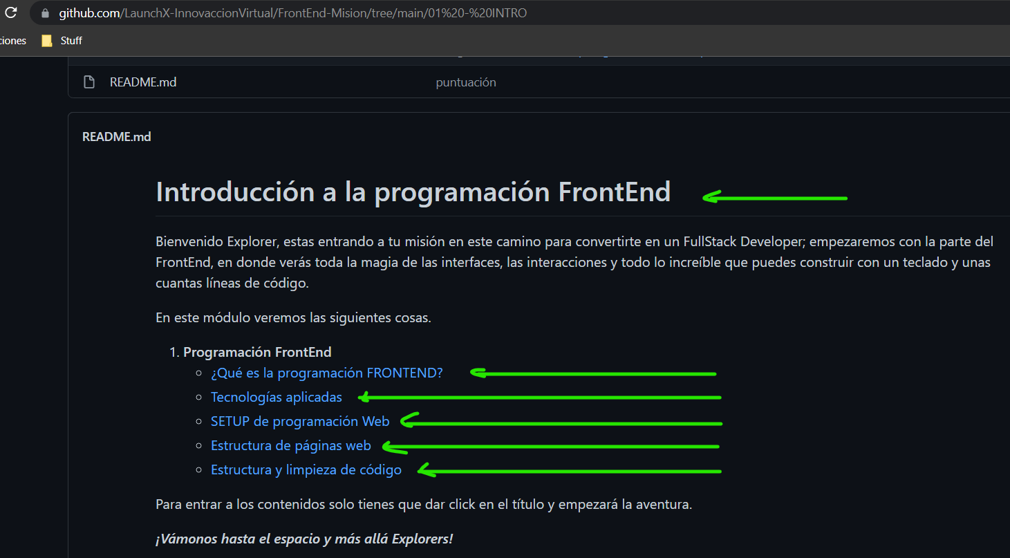Material de la primera misión? · LaunchX-InnovaccionVirtual FrontEnd ...