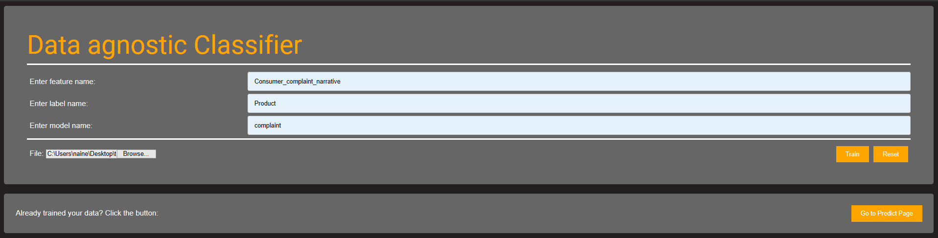 Github Deeox Dataagnosticclassifier