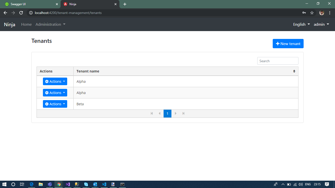 Duplicate records getting created or internal error shows in abp.io .netcore + angular template ...