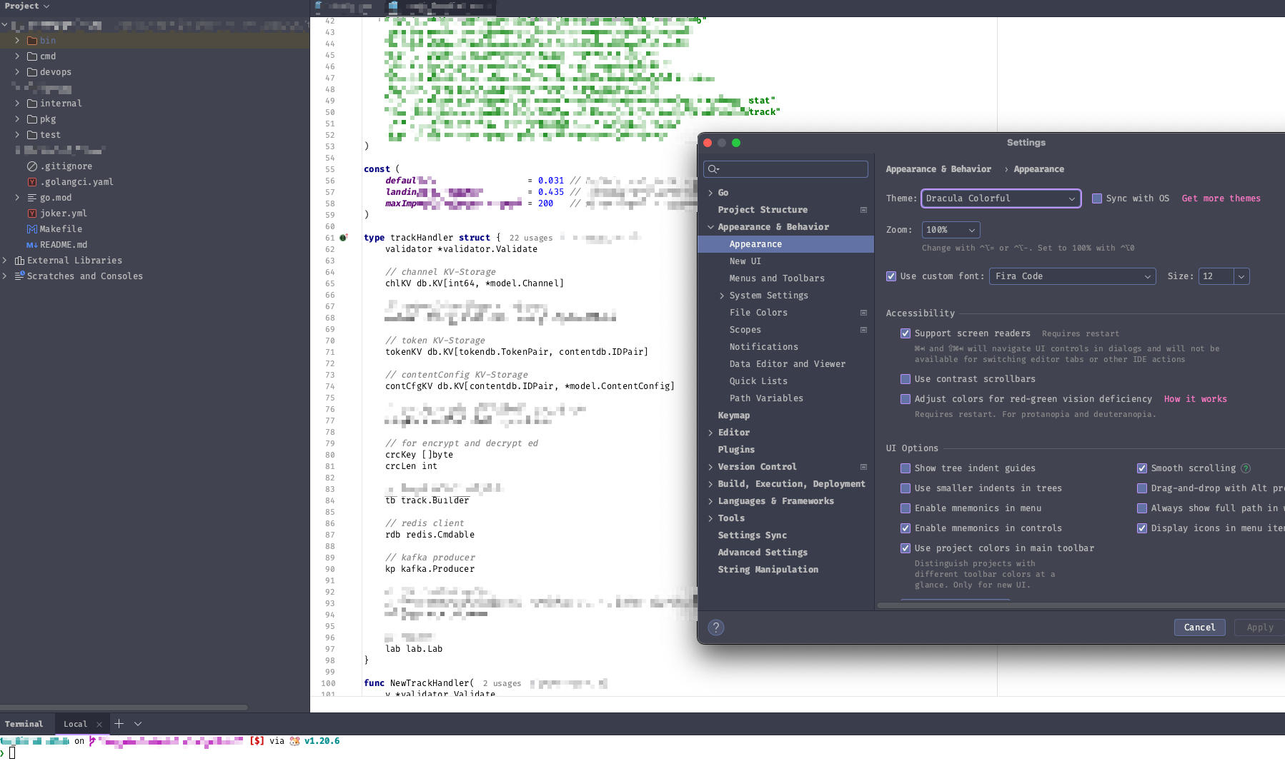 Dracula Colorful not works in v1.15.0 · Issue #85 · dracula/jetbrains · GitHub