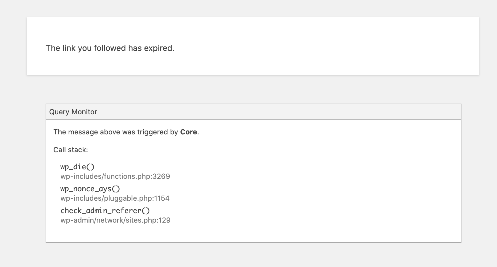 Archiving a site shows "Link has expired warning" · Issue #295 · humanmade/altis-cms · GitHub