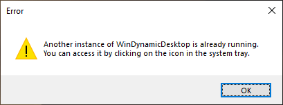 Error on Windows 10 startup · Issue #206 · t1m0thyj/WinDynamicDesktop · GitHub