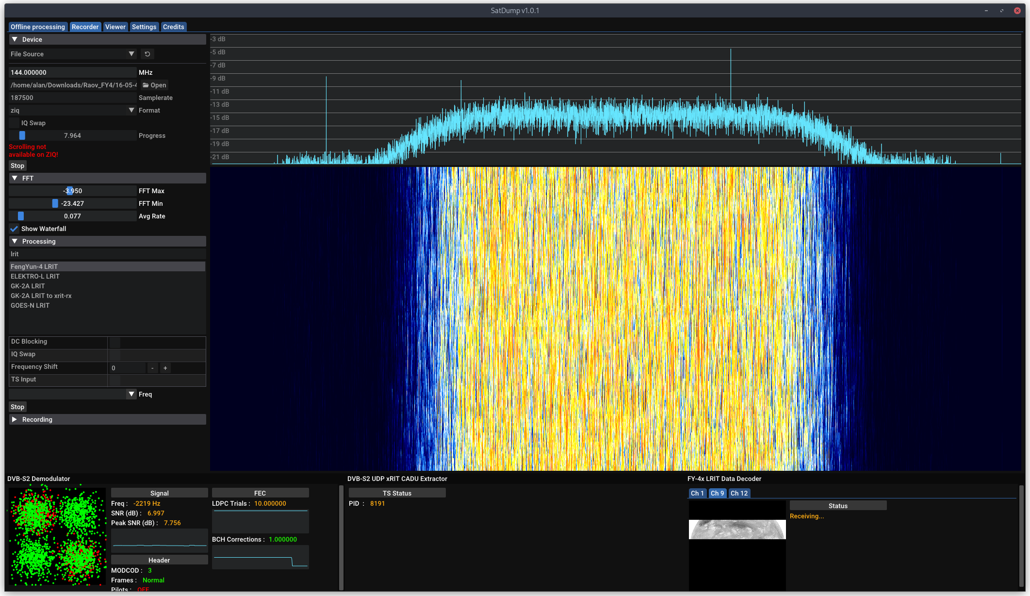 FengYun-4 LRIT/HRIT Support · Issue #167 · SatDump/SatDump · GitHub