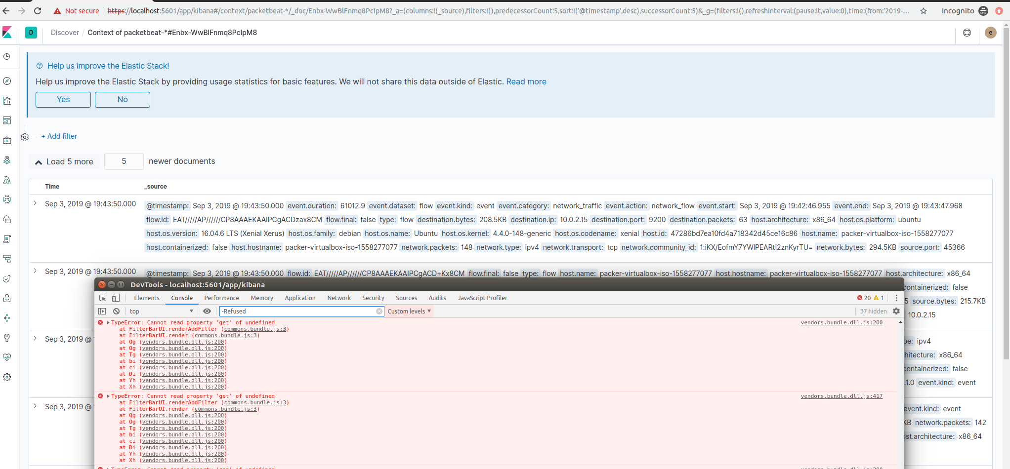 Discover view surrounding documents is throwing a TypeError · Issue ...