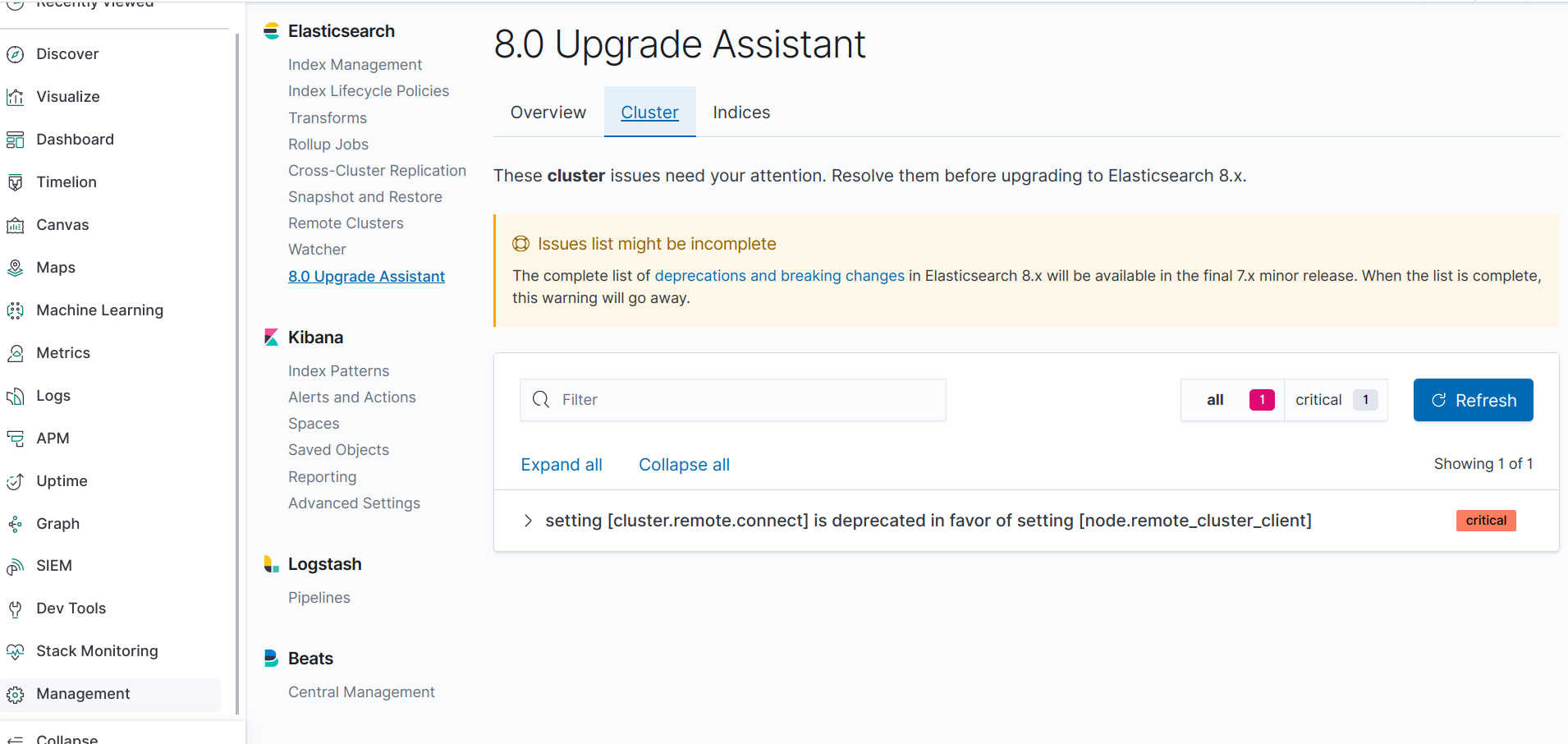 [test Failed] Chrome X Pack Ui Functional Tests1 X Pack Test Functional Apps Upgrade Assistant