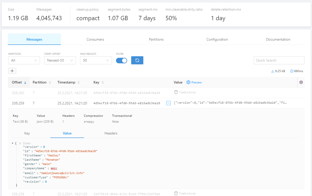 Tombstones are not expandable · Issue #192 · redpanda-data/console · GitHub
